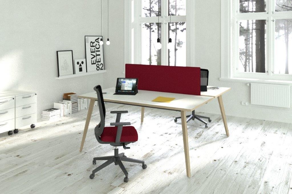 Bureau bench 2 pers Nature Wood - Achat bureau bench - 716,00€