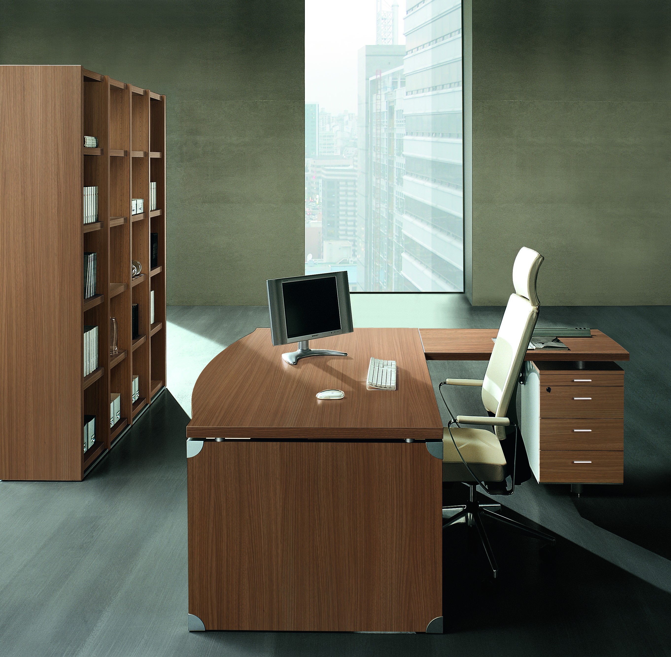 Bureau Talès avec retour sur caisson - Achat bureau angle - 1 224,00€