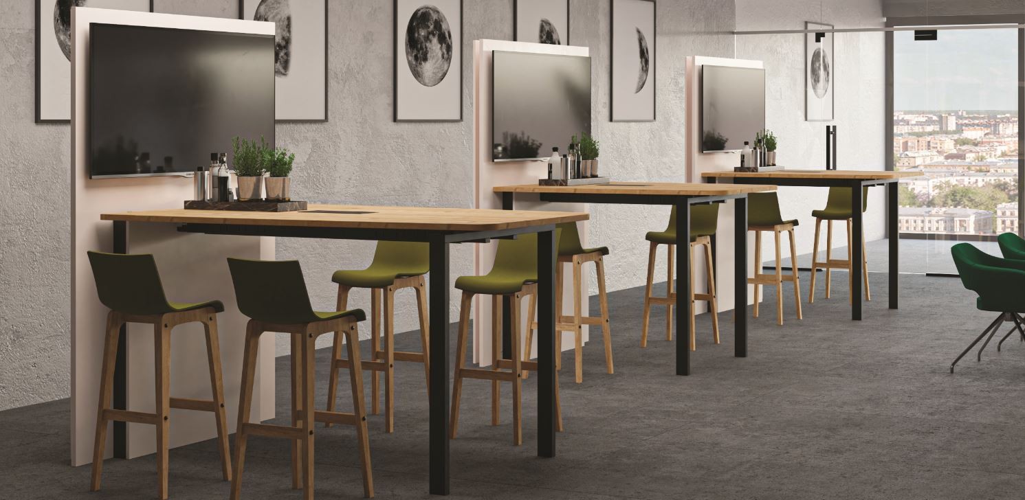 Table Haute Visio Hub Multimédia